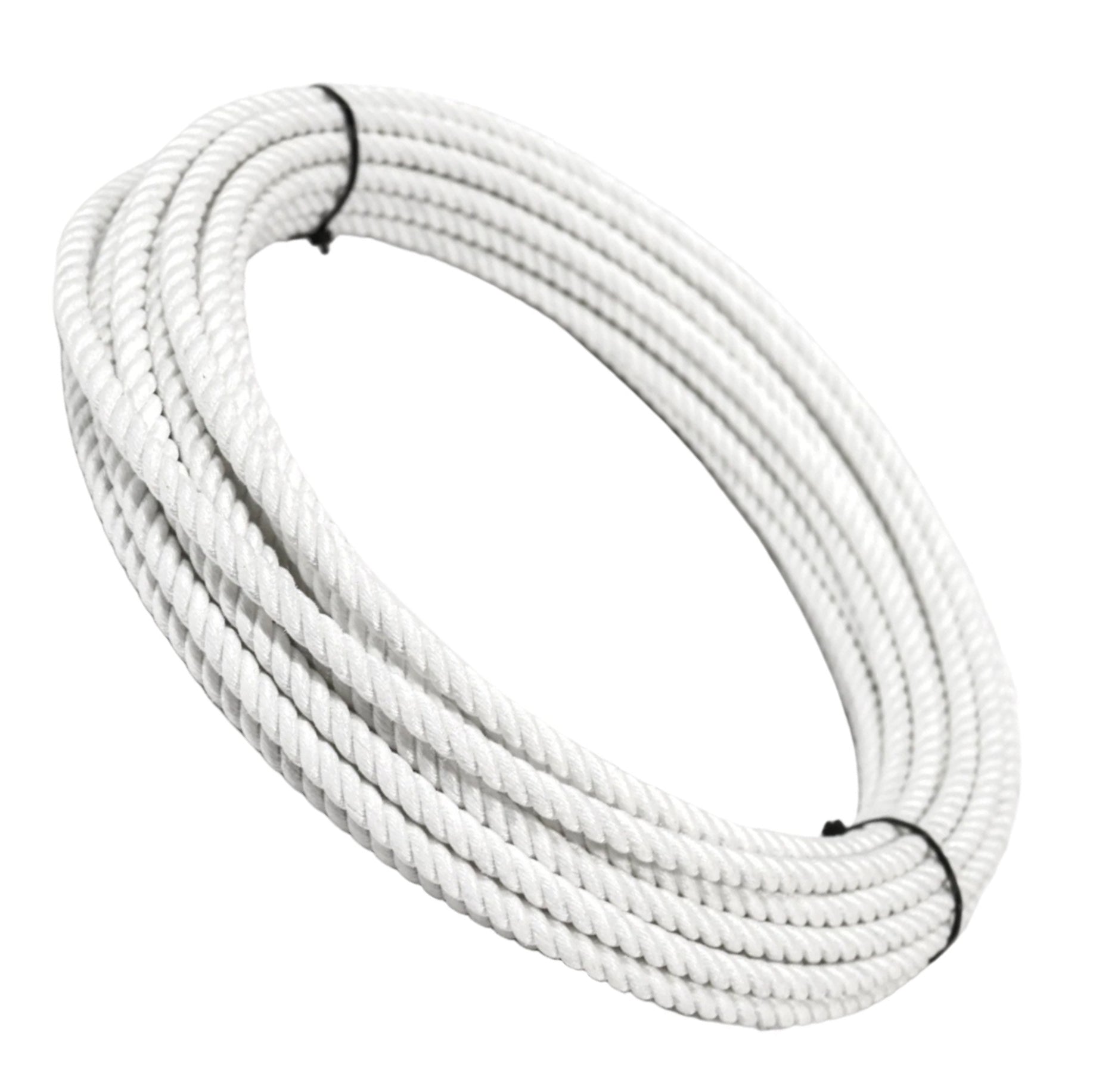 100 Ft White Soga de Plomo 11mm Lead Core Lariat Rope - M-Royal Saddles