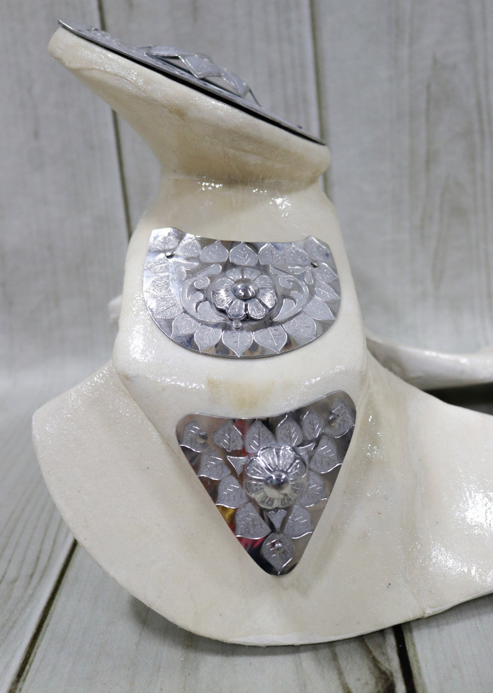 15" Charro Saddle Fuste Con Herraje Acero Inoxidable - M-Royal Saddles