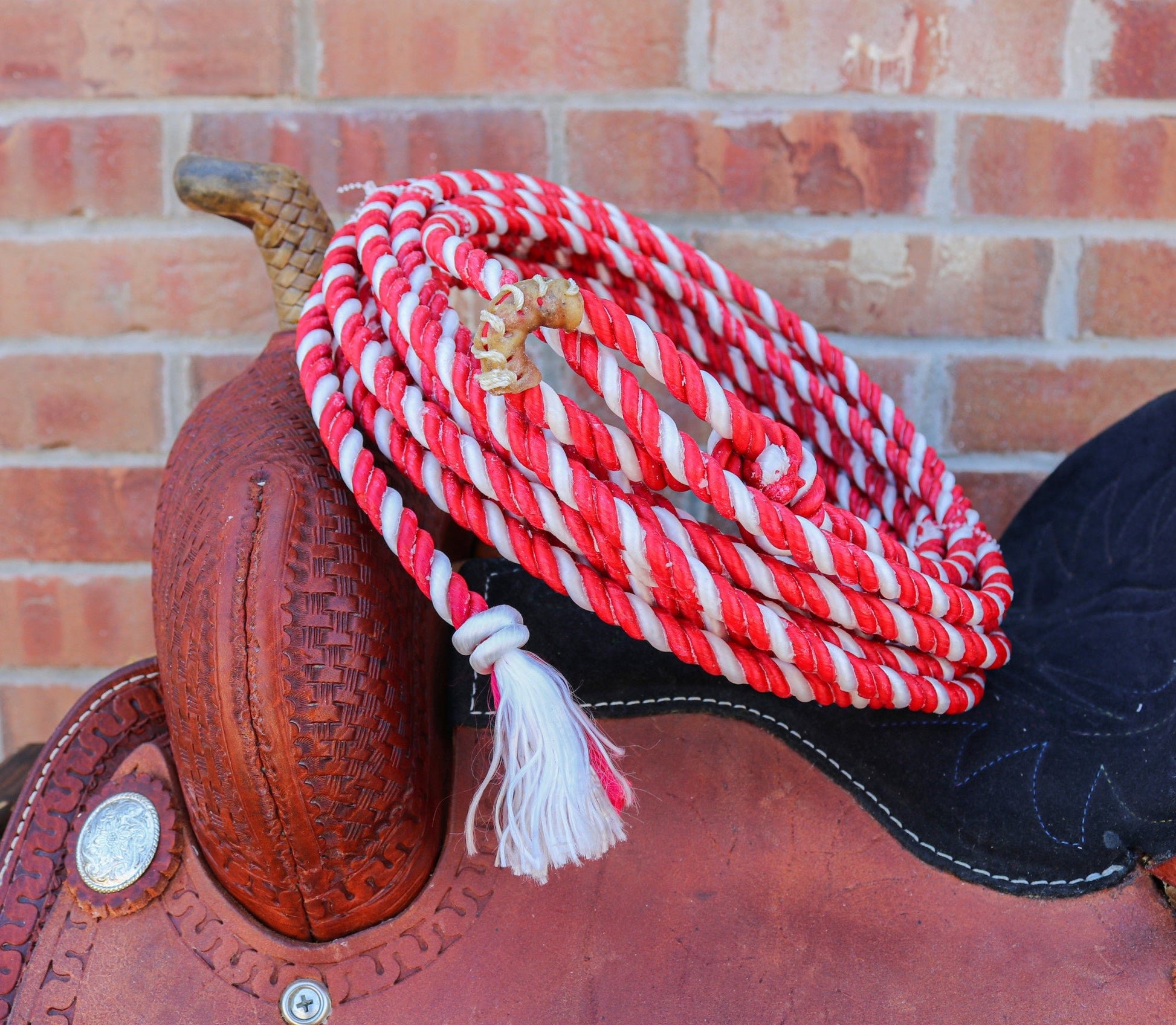 30 Ft Western Adult Lasso Rope Rodeo Lariat Roping Gear - M-Royal Saddles