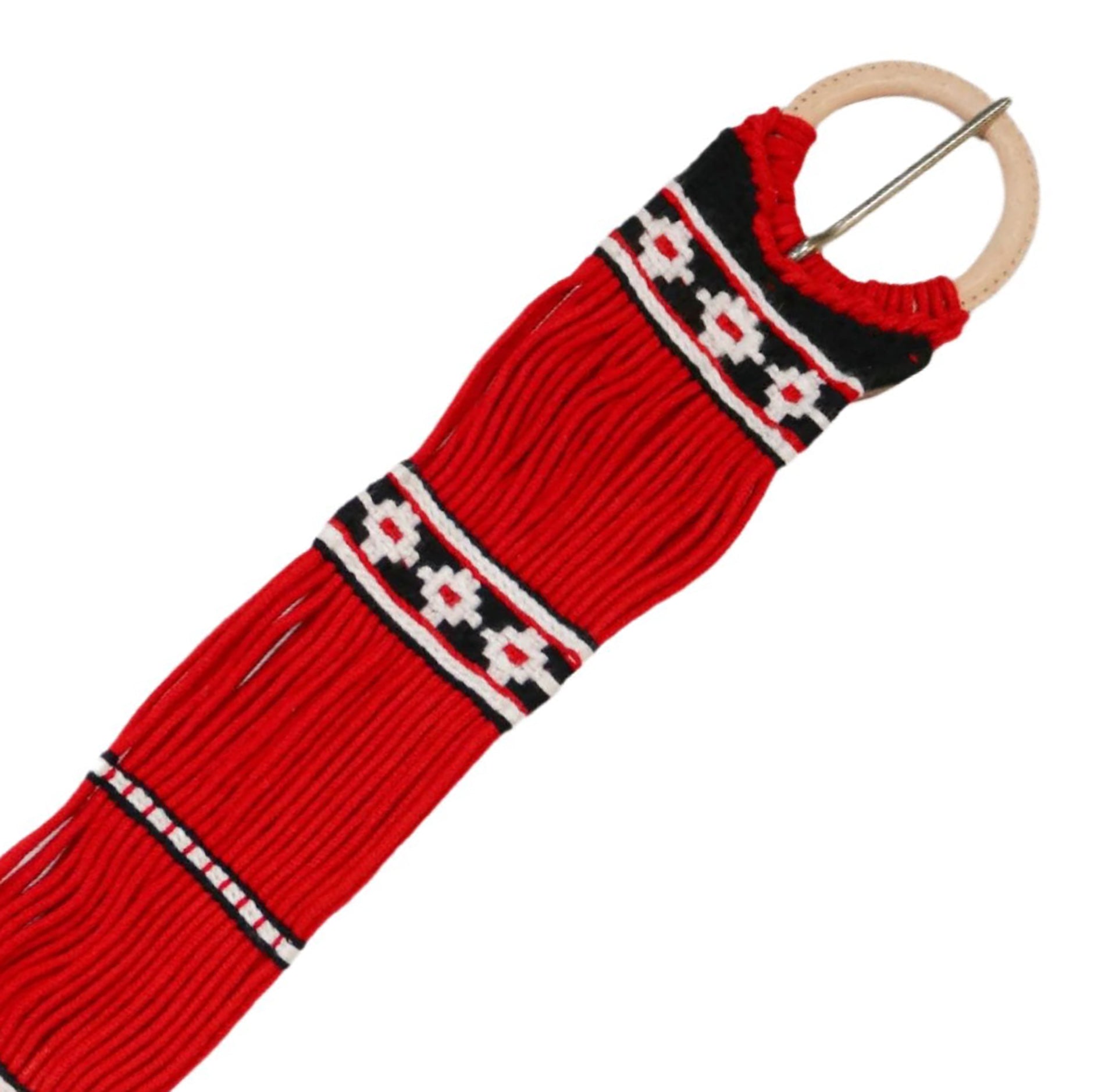 35" Cincho Rojo Simple Tradicional Red Traditional Cinch - M-Royal Saddles