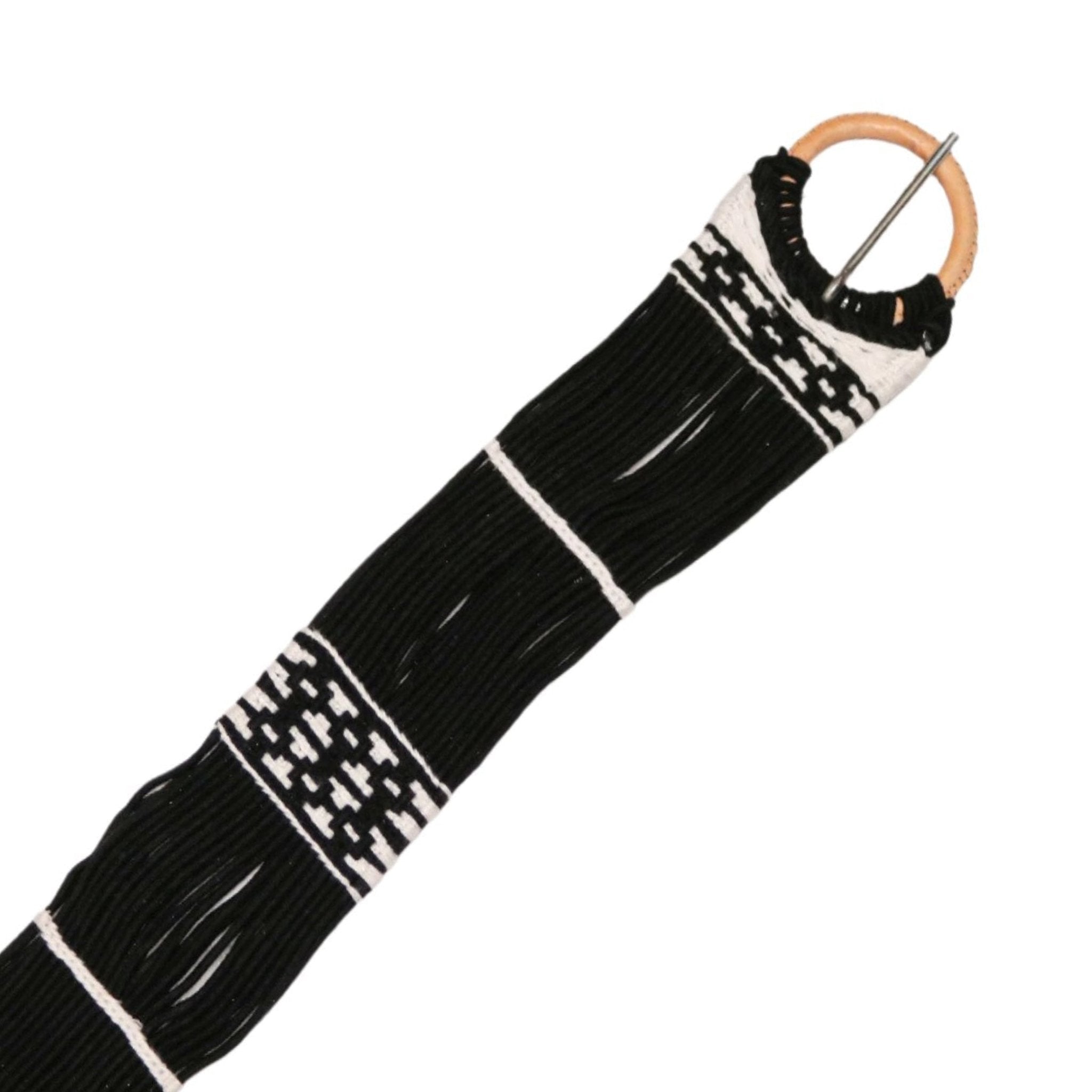 37" Cincho Simple Tradicional Black Horse Cotton Cinch - M-Royal Saddles