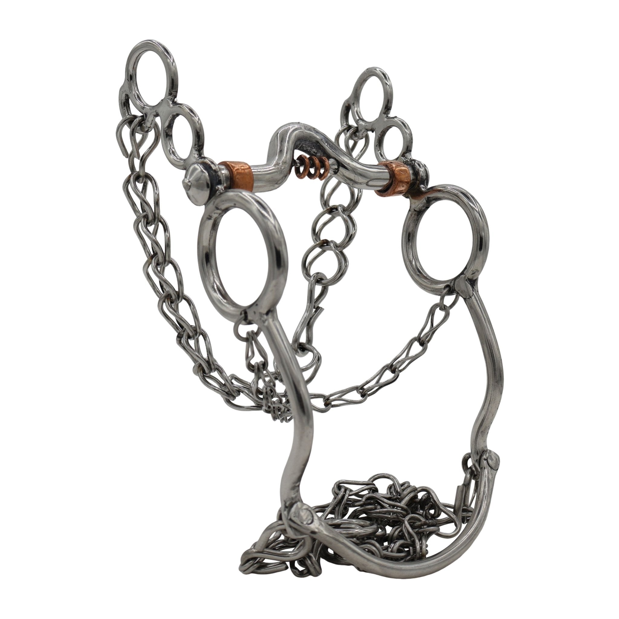 4 3/4" Mexican Copper Charro Bit Freno Caballo - M-Royal Saddles