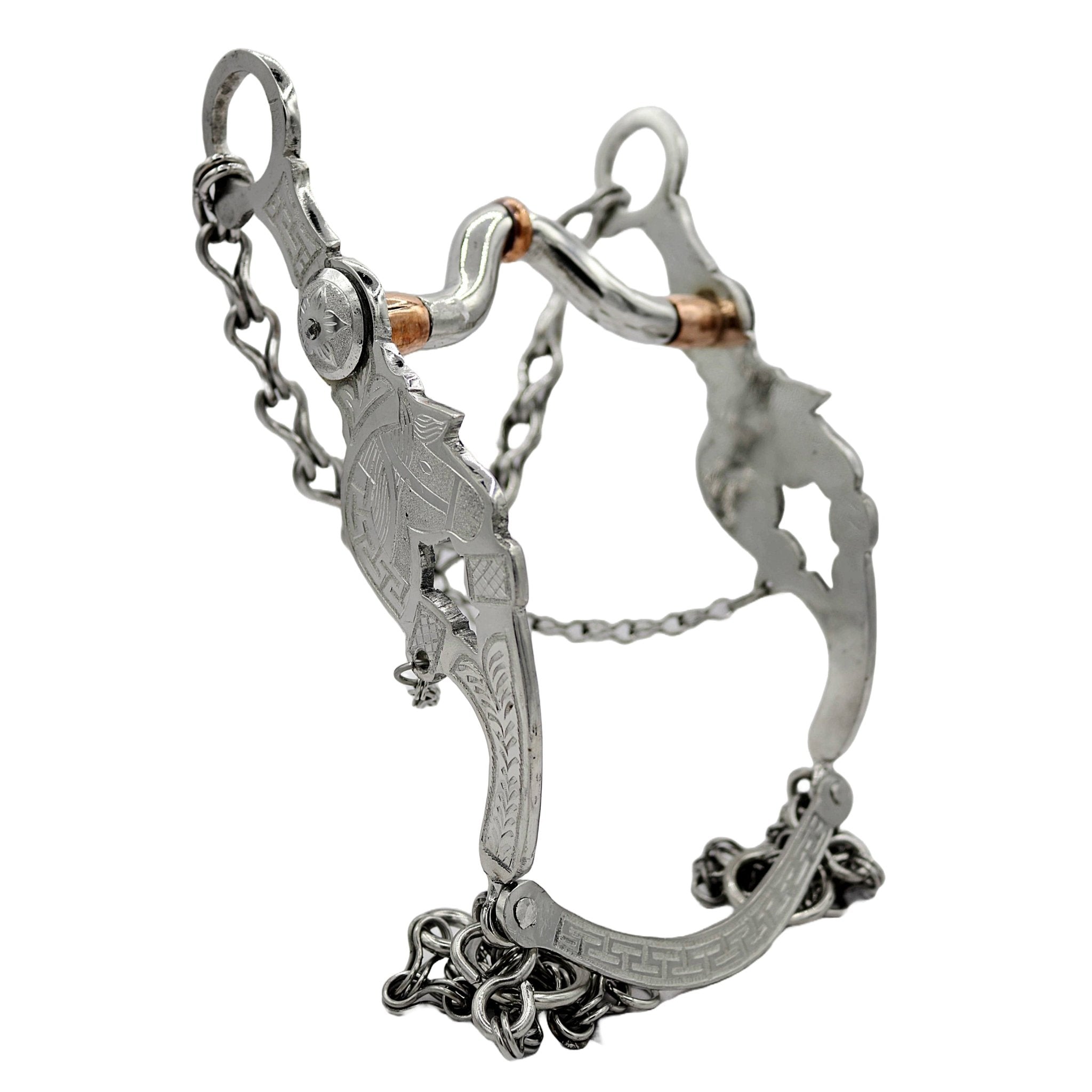 5 3/8" Horse Stainless Steel Charro Bit Freno Charro Acero - M-Royal ...