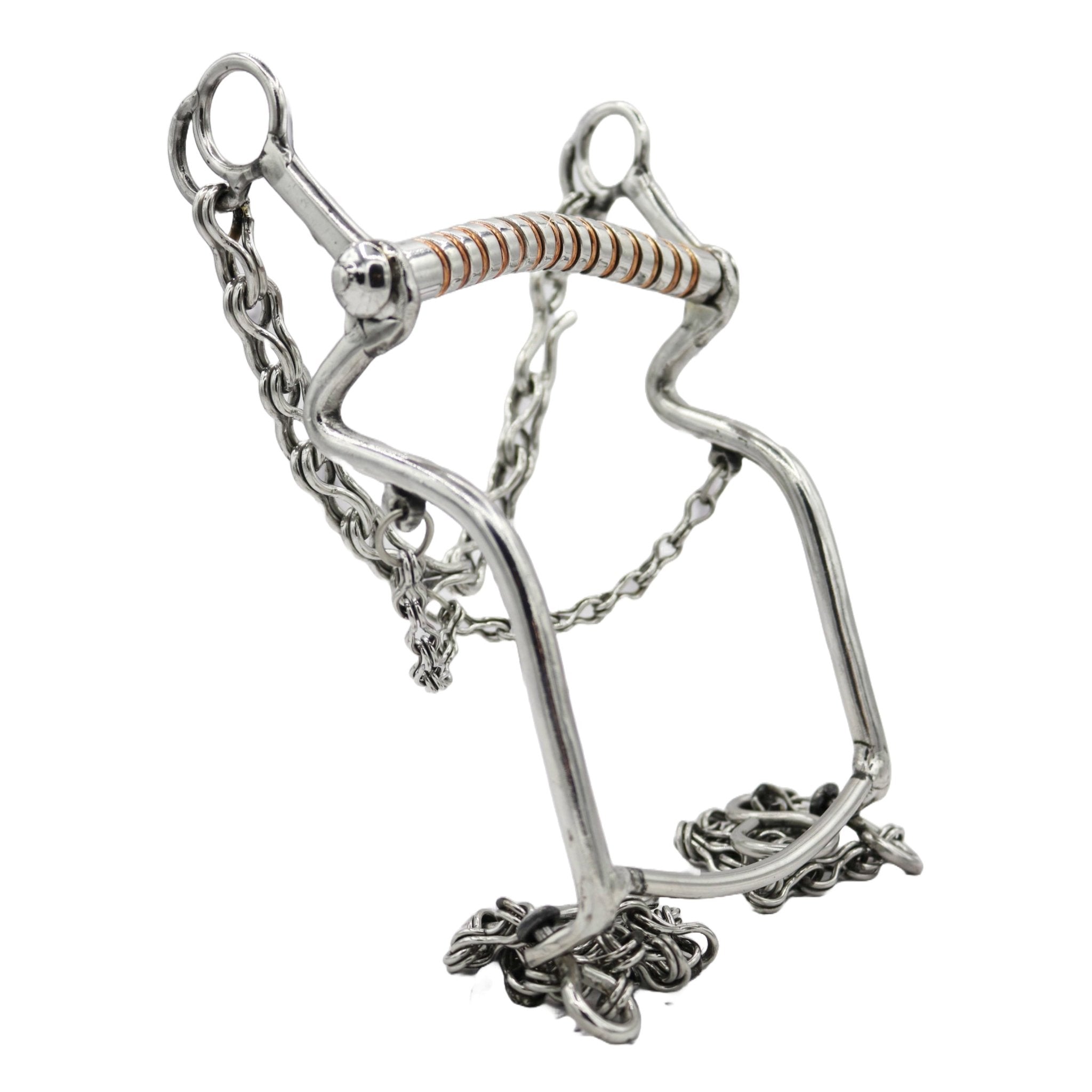 5" Freno Charro Acero Inoxidable Horse Platano Bit - M-Royal Saddles