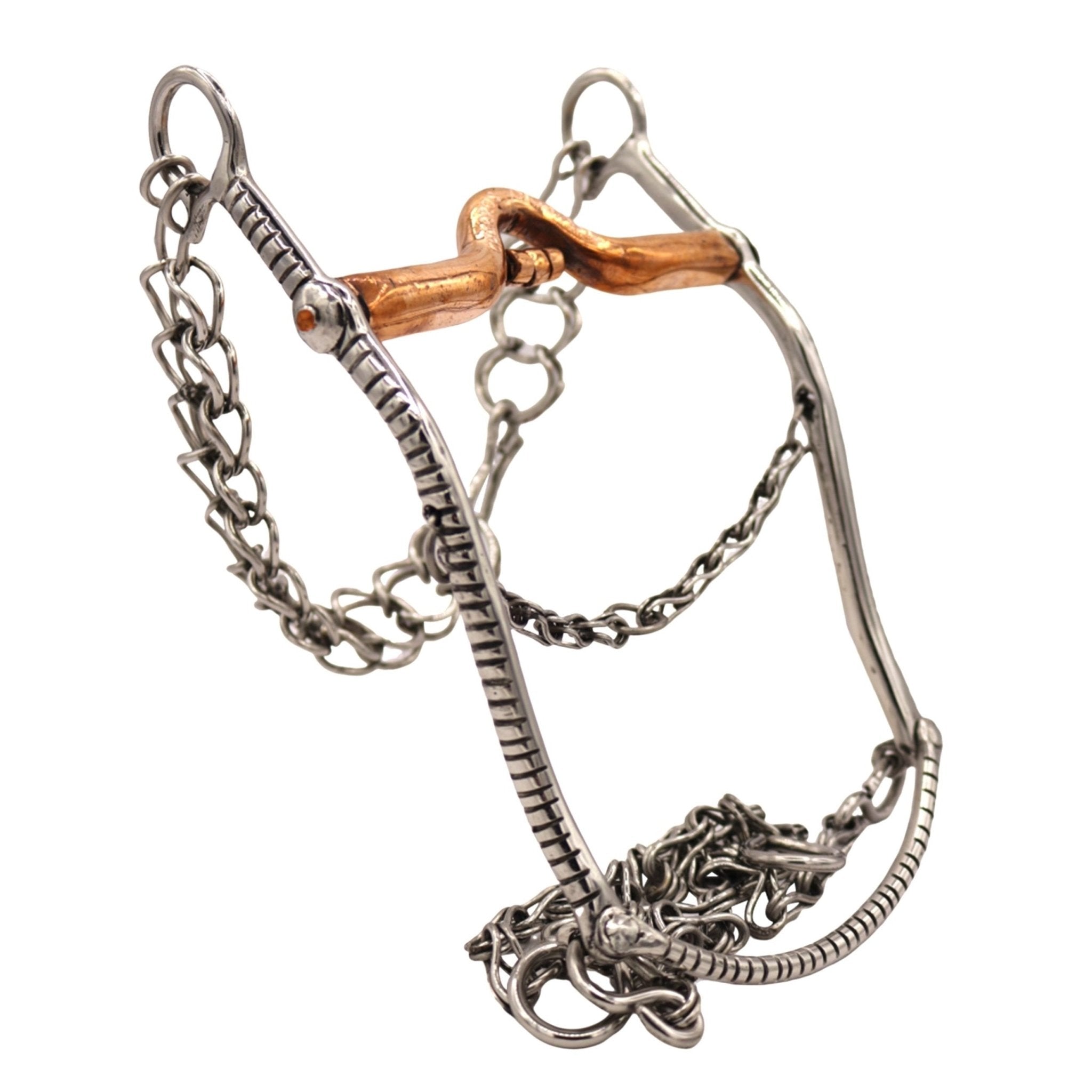 5 5/8" Mexican Freno Cobre Caballo Charro Horse Bit - M-Royal Saddles