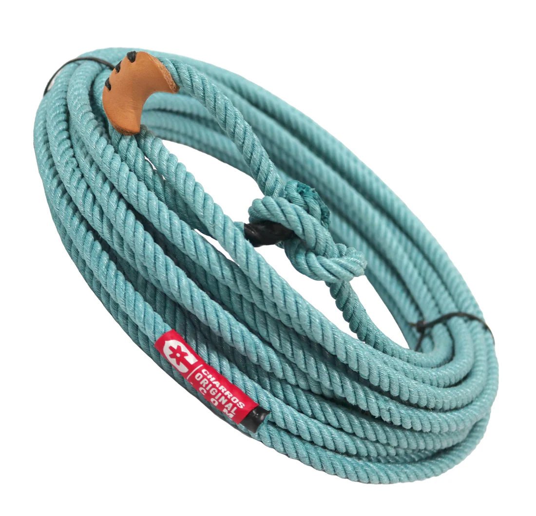 50 Ft Turquoise Poly 10.5mm (Lead Core) Rope Soga - M-Royal Saddles
