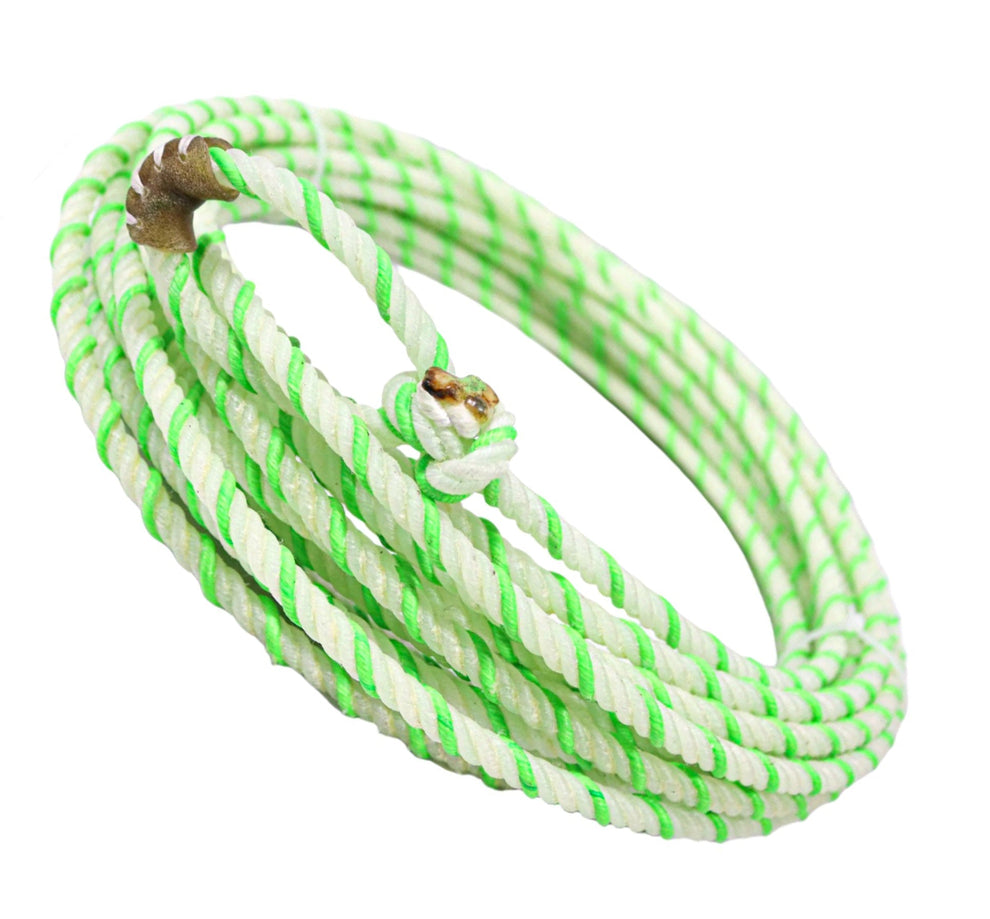 50" Ranch Nylon -Poly Green 3/8" Rope Rodeo Lariat - M-Royal Saddles