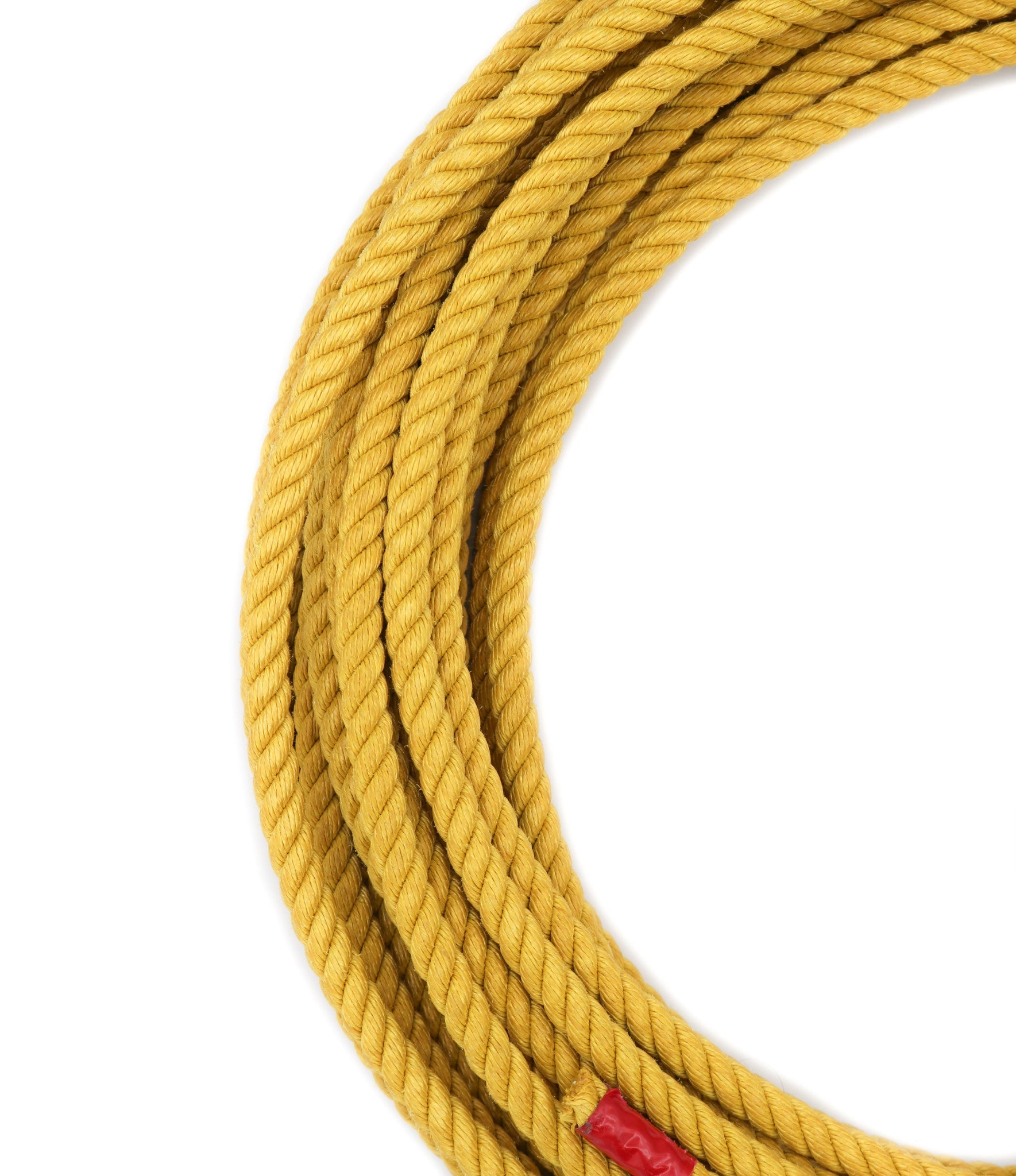 80 Ft Soga de Plomo Amarilla 11mm Lead Core Lasso Rope - M-Royal Saddles