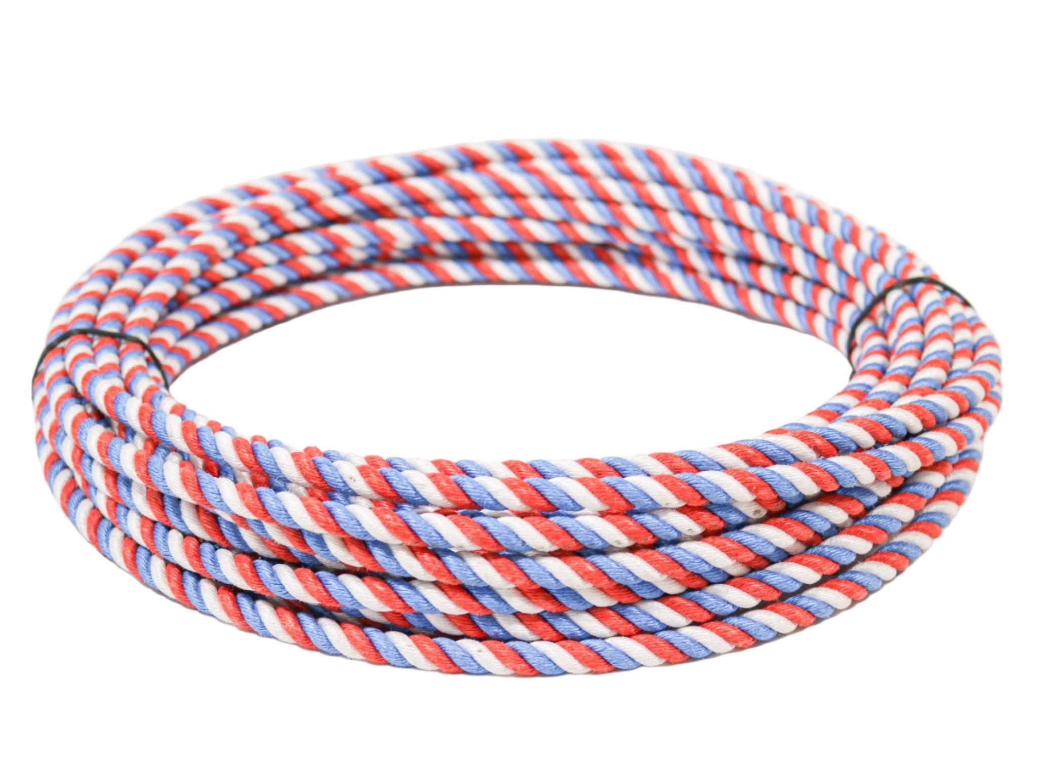 80Ft Tri-Color Soga de Plomo Lead Core Lasso Rope - M-Royal Saddles