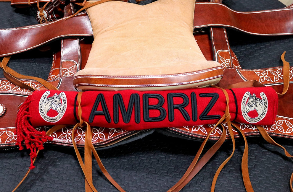 Ambriz Red Charro Saddle Mexican Sarape - M-Royal Saddles