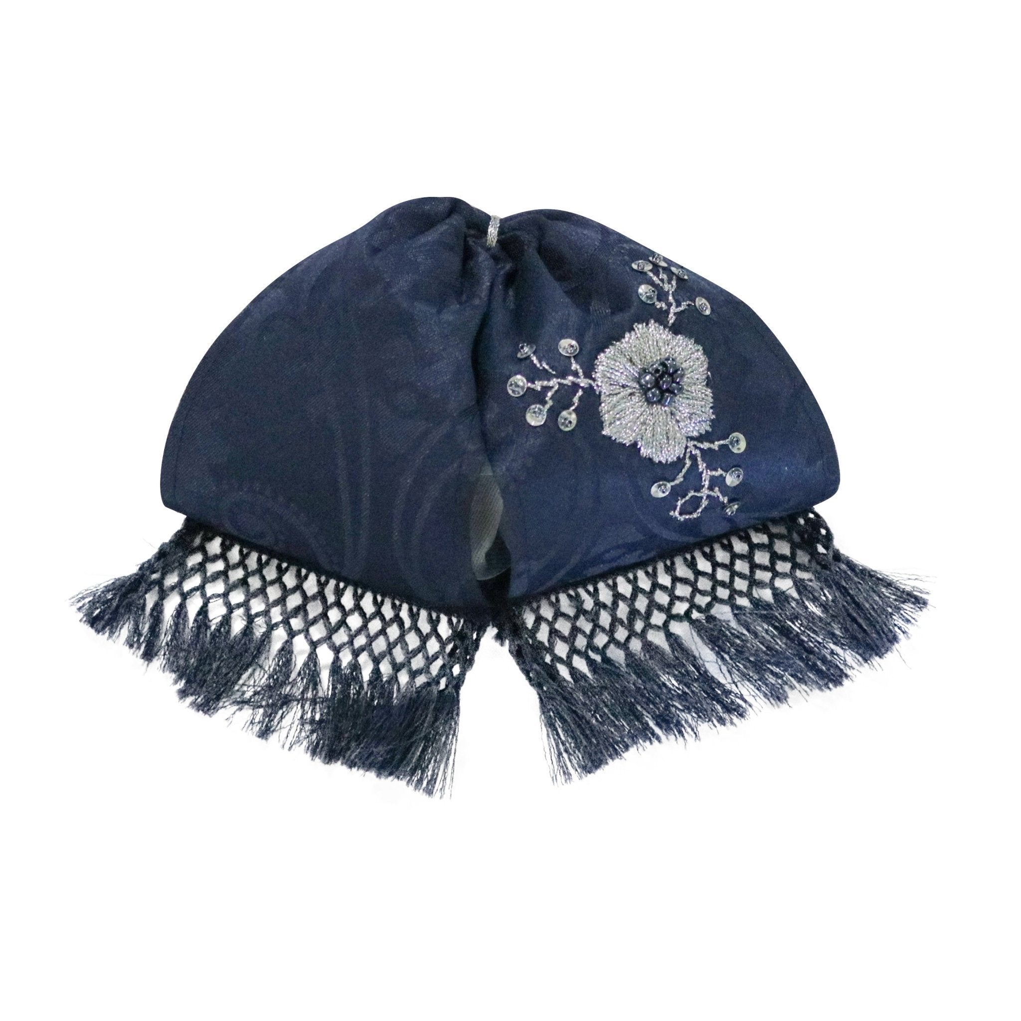 Blue Gris Mono Mexican Charro Flor Camisa - M-Royal Saddles