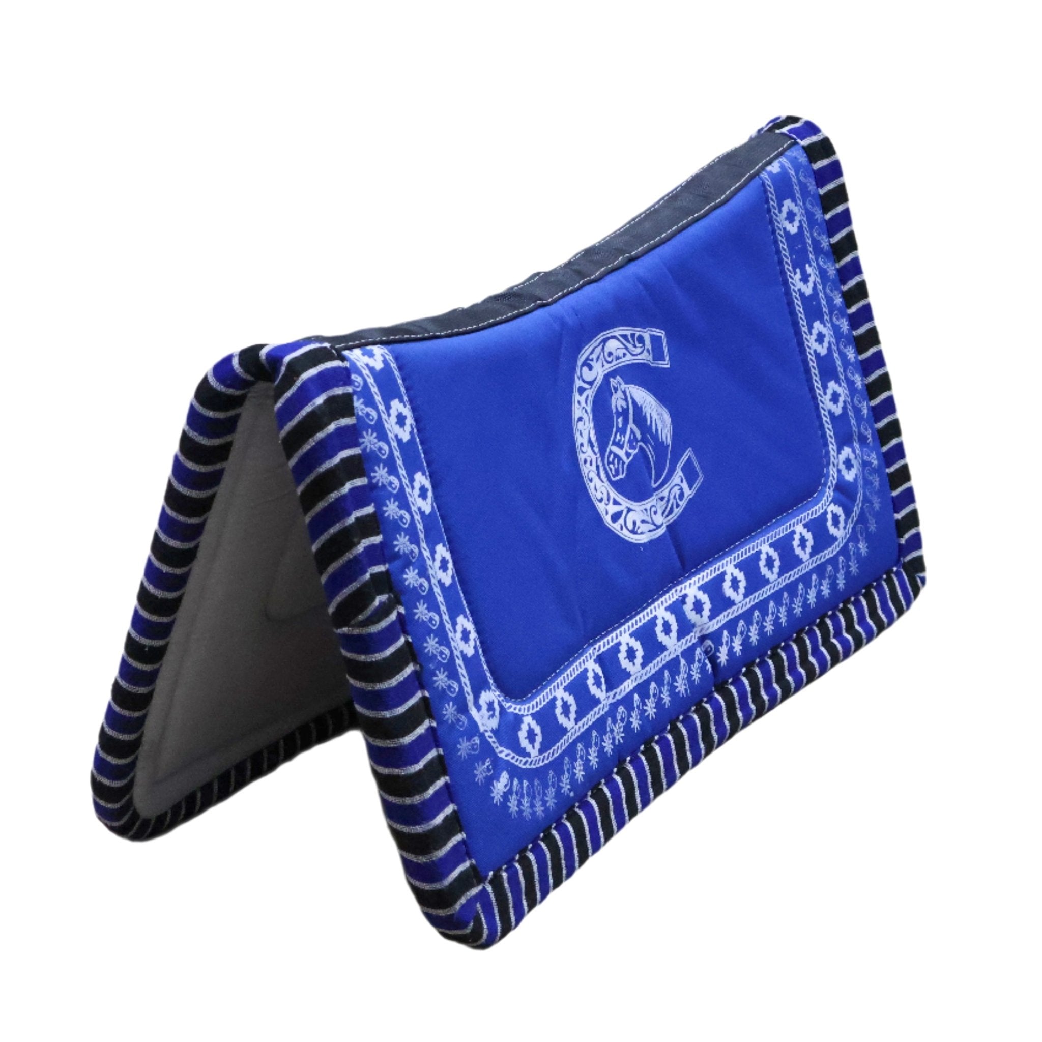 Charro Blue Saddle Pad Carona Horse - M-Royal Saddles