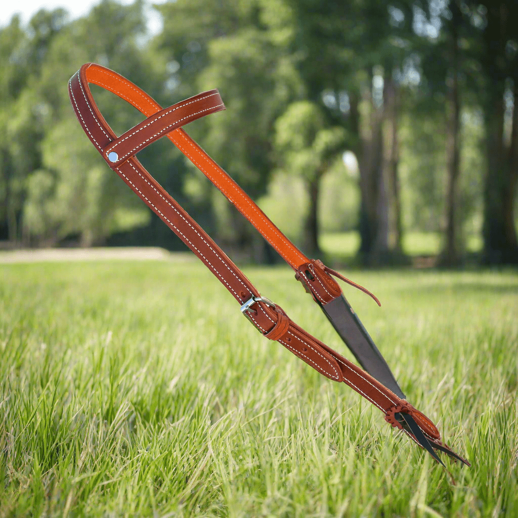 Charro Chedron Headstall Cabezada Lienzo - M-Royal Saddles