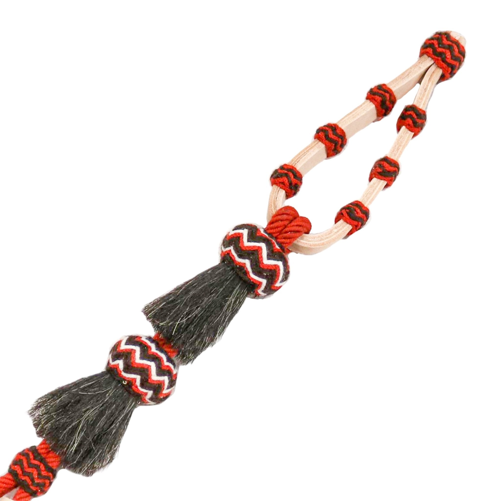 Charro Cuarta Chomite Fina Leather Quirt - M-Royal Saddles