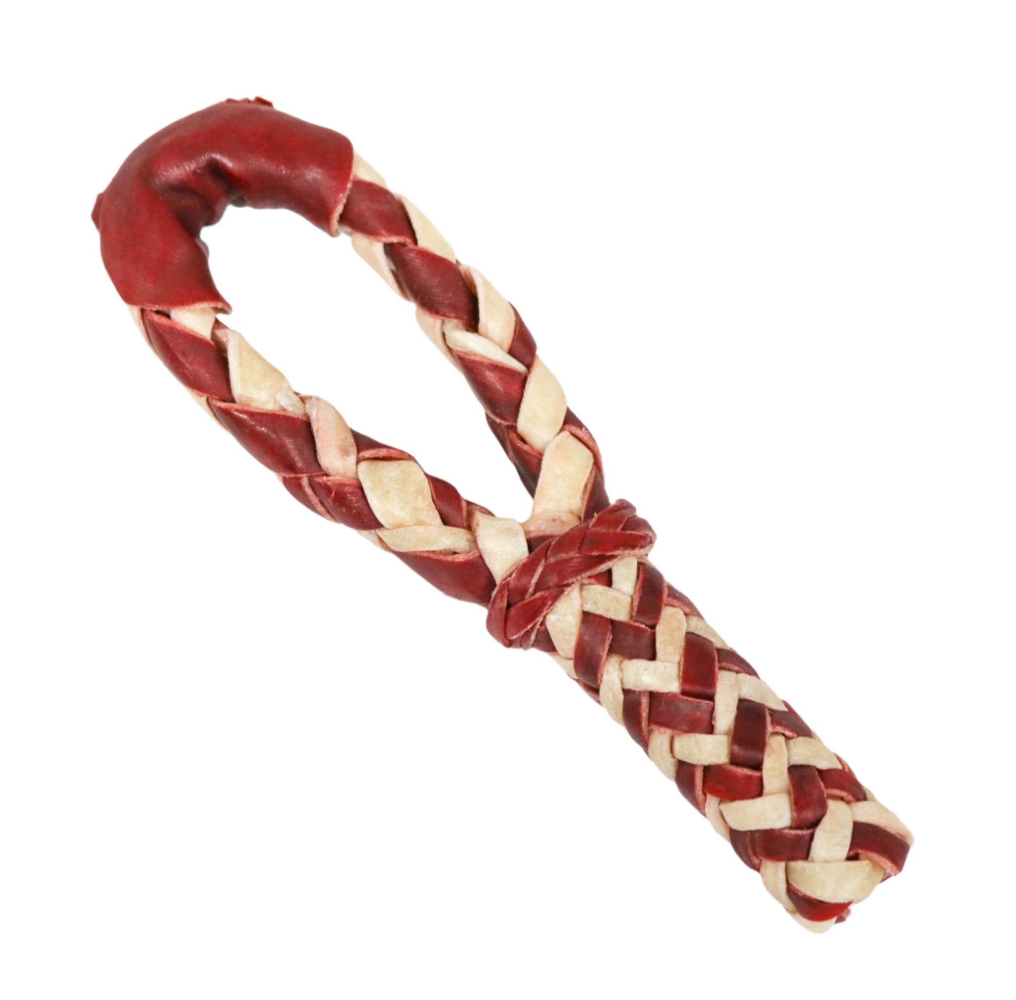 Charro Rawhide Red Hondilla Rope Lariat Rosadera - M-Royal Saddles