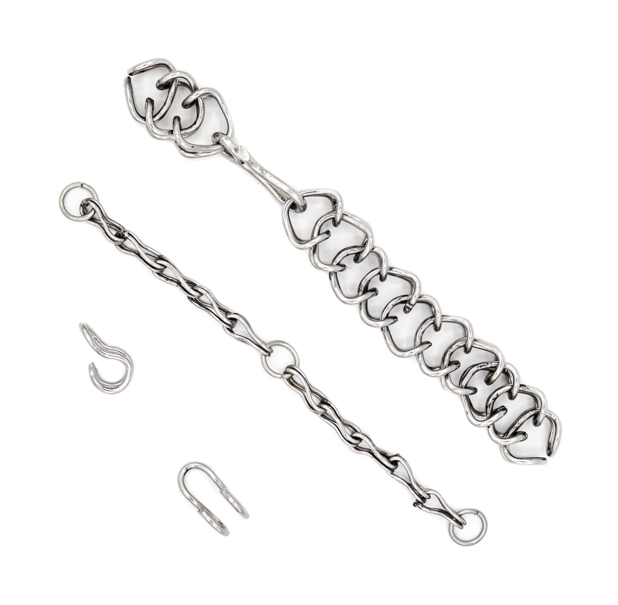 Charro Saddle Freno-Cadena De Barbada Mexican Horse Bit Curb Chain Set ...