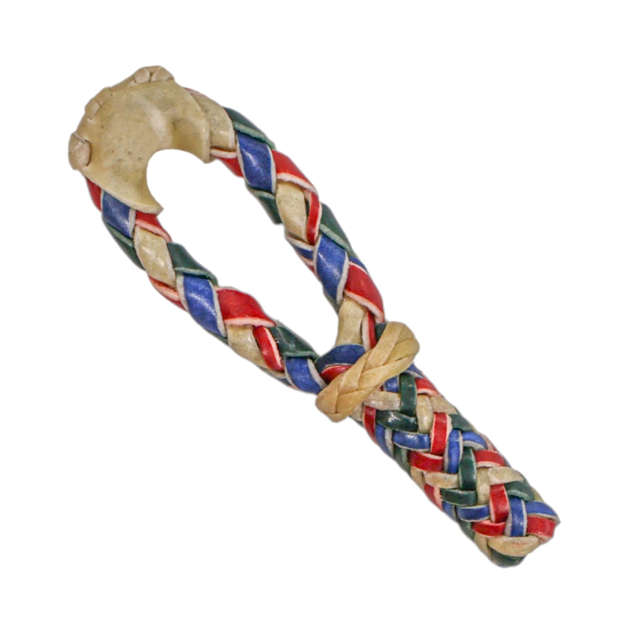 Charro Tricolor Rawhide Hondilla Rope Soga - M-Royal Saddles
