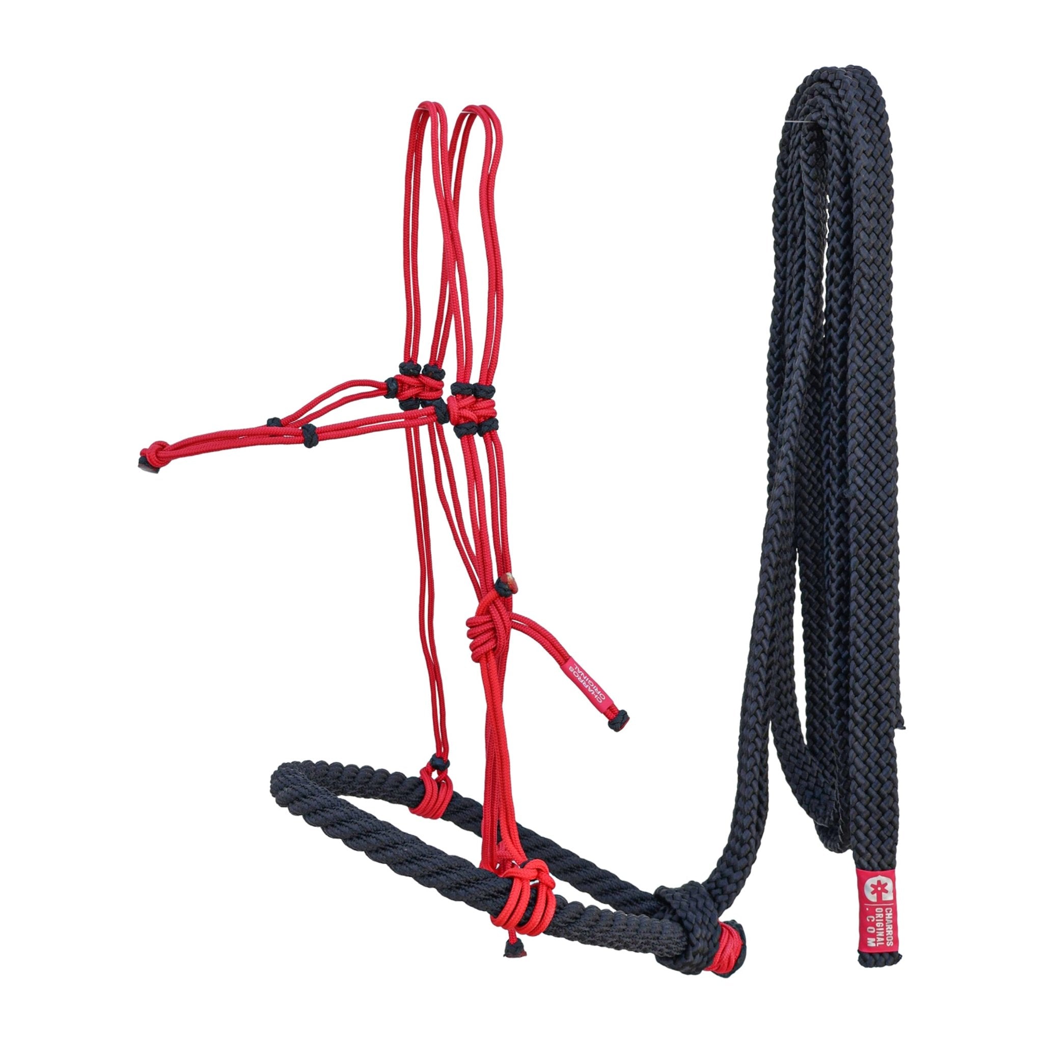 Charros Original Bosal Falsa/Rienda Horse Halter - M-Royal Saddles