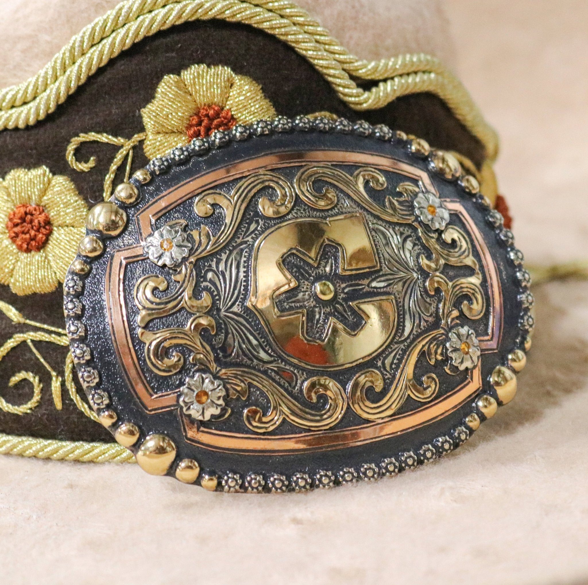 Charros Original Hebilla Charra Custom Buckle - M-Royal Saddles