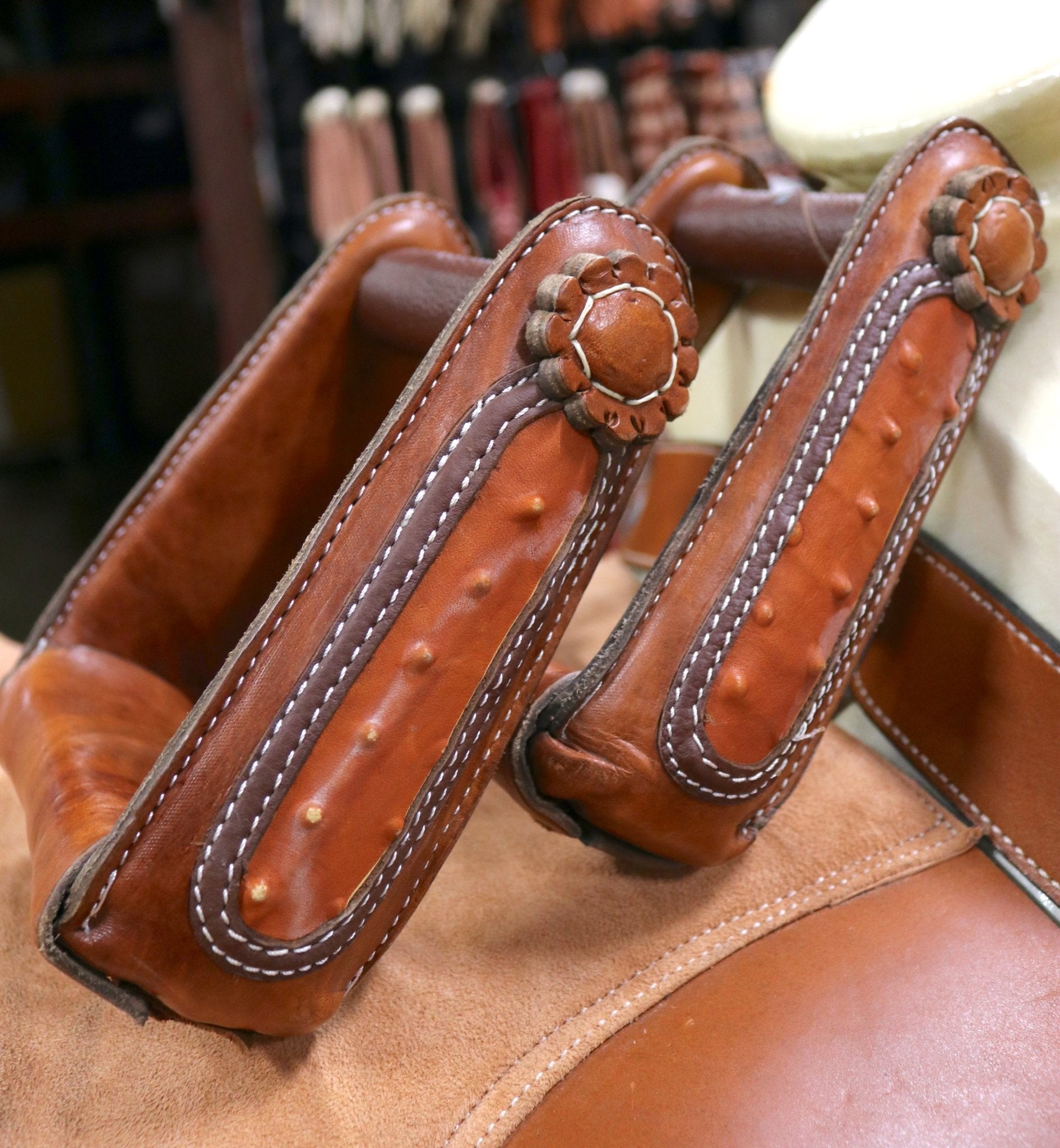 Chedron Charros Estribos Horse Stirrups Saddle - M-Royal Saddles