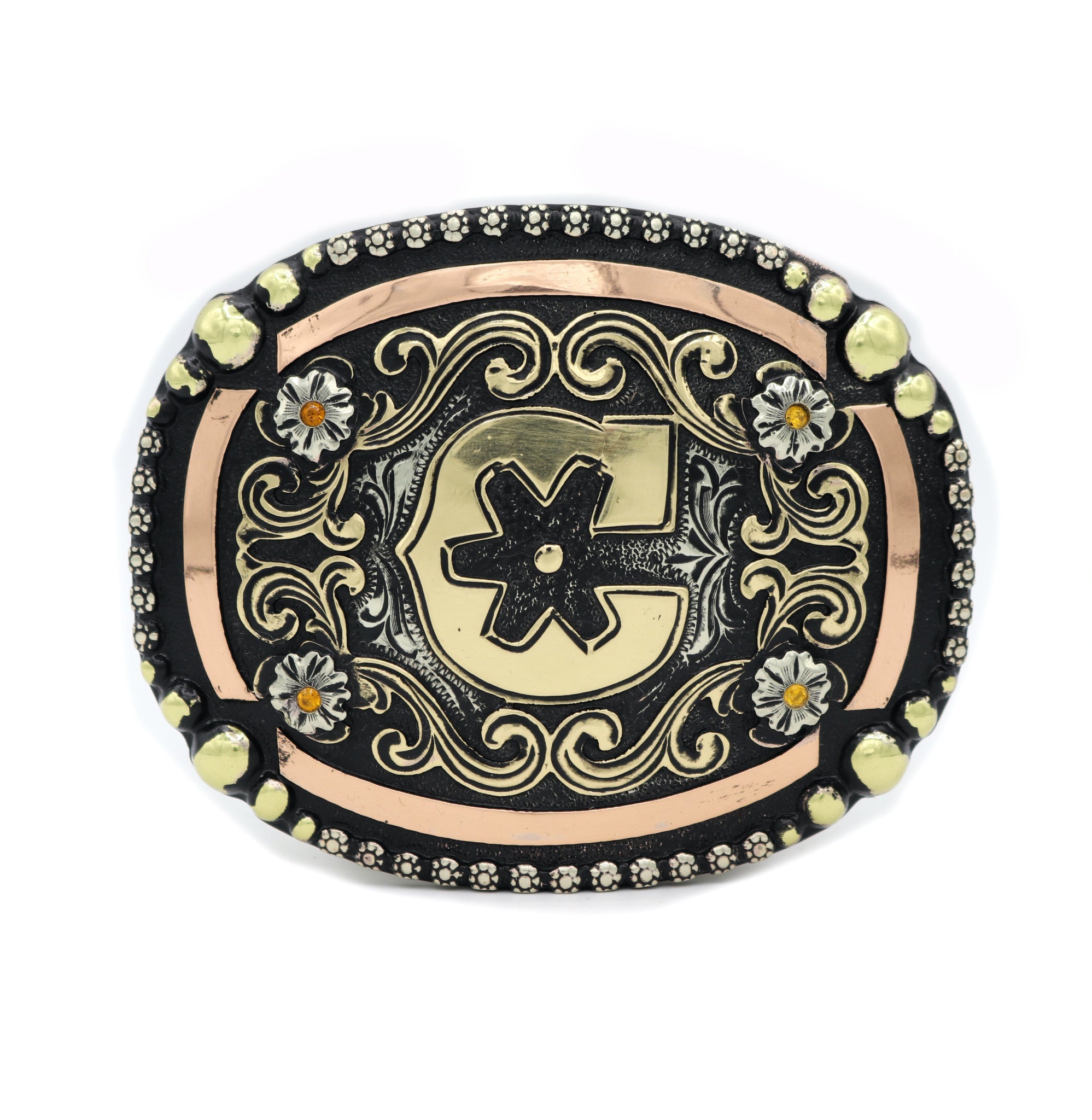 Handmade Charros Original “C” Buckle - M-Royal Saddles