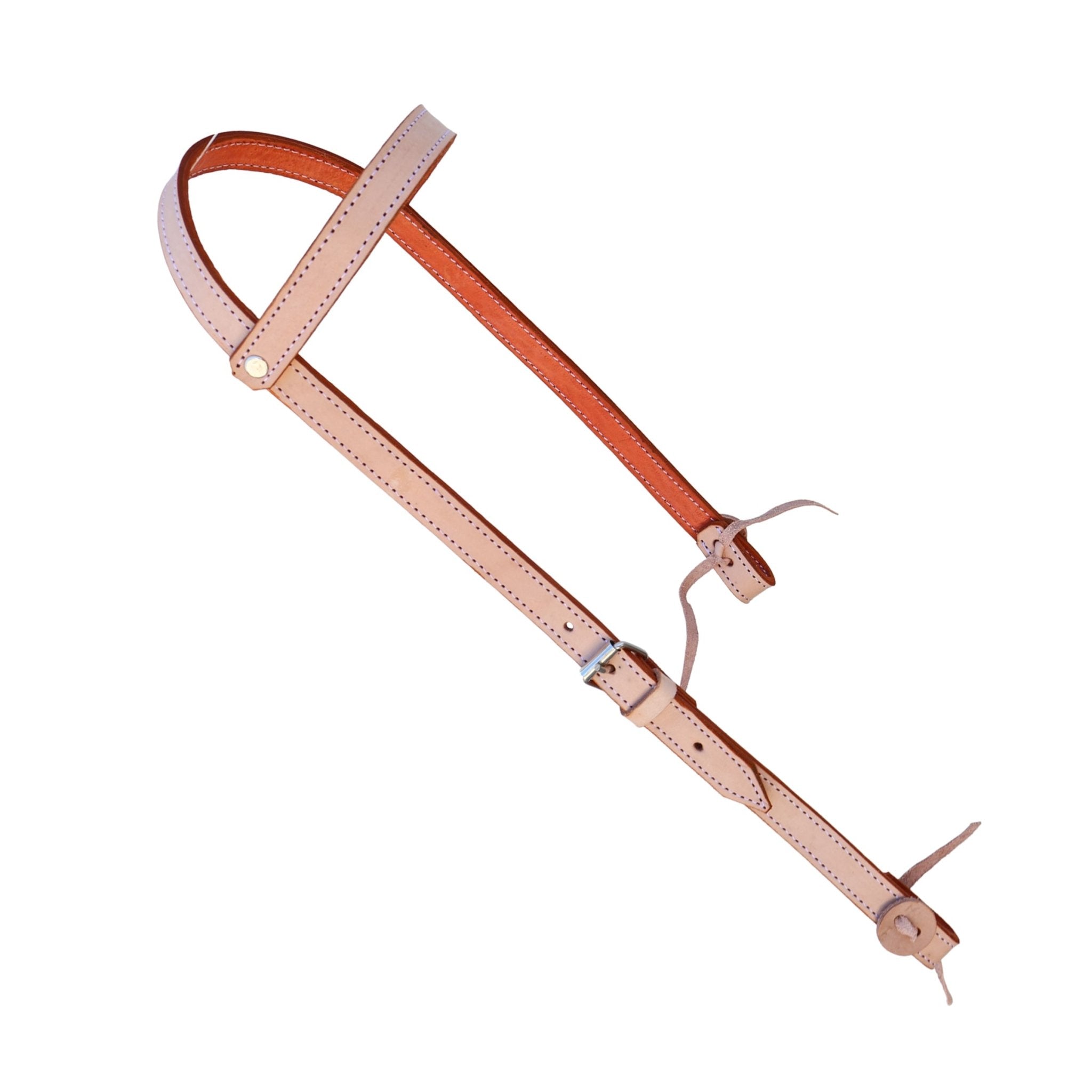 Headstall Charro Cabezada Natural Charra Simple - M-Royal Saddles