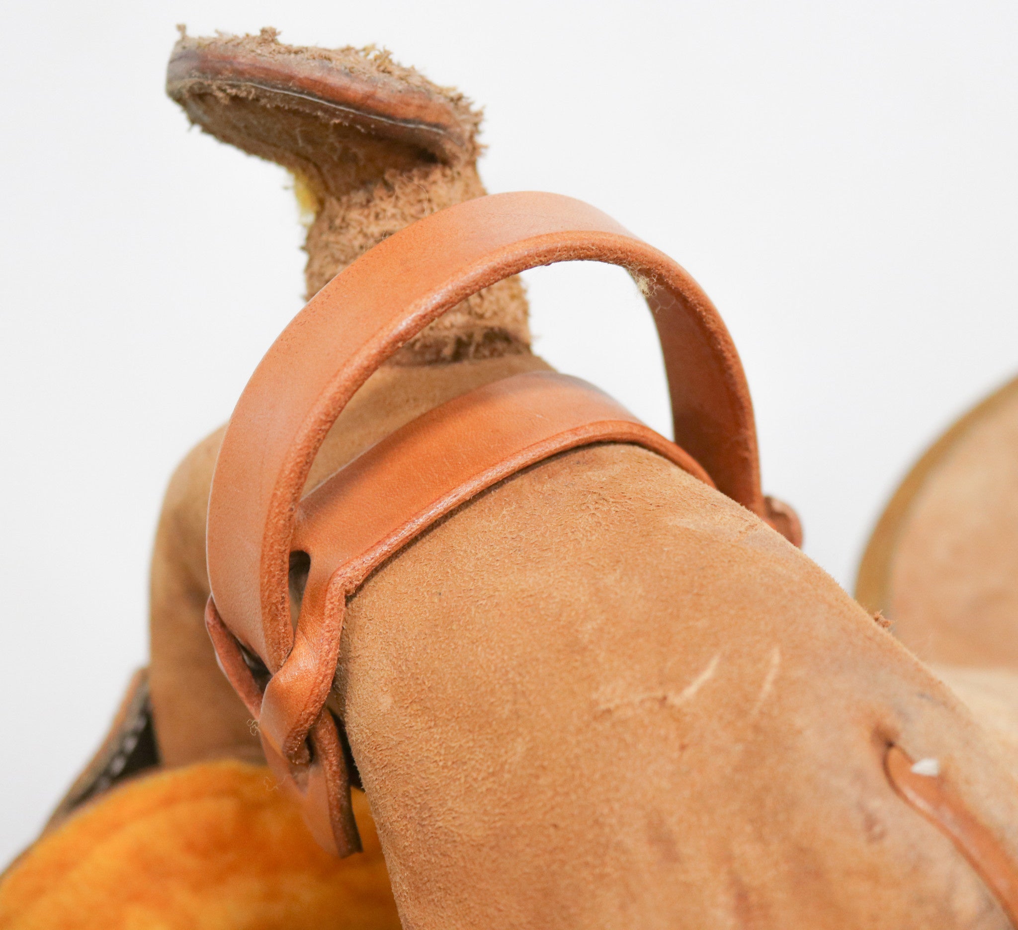 Horse Leather Night Latch Western Saddle Handle - M-Royal Saddles