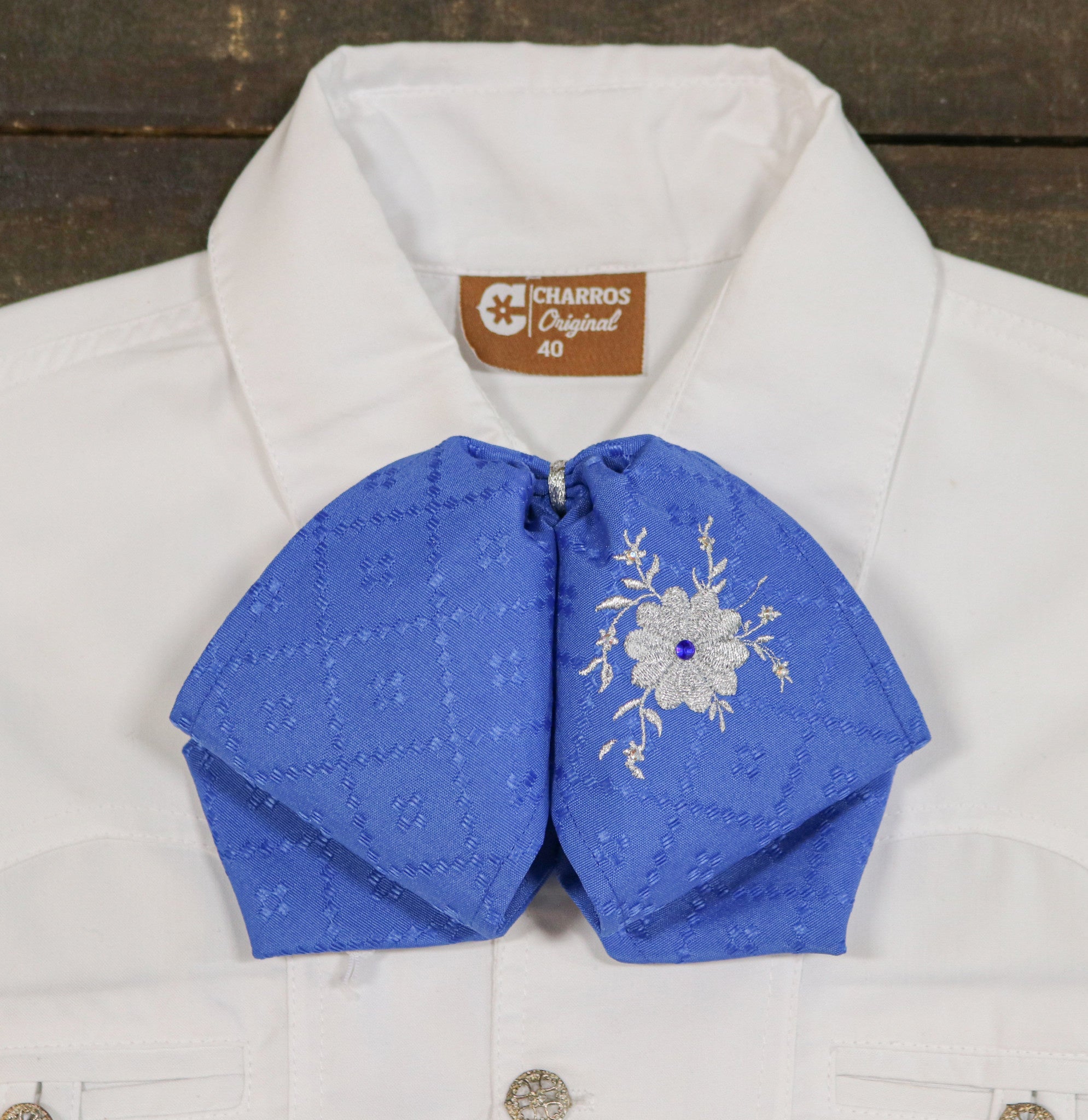 Mono Camisa Charra Charro Bowtie Blue - M-Royal Saddles