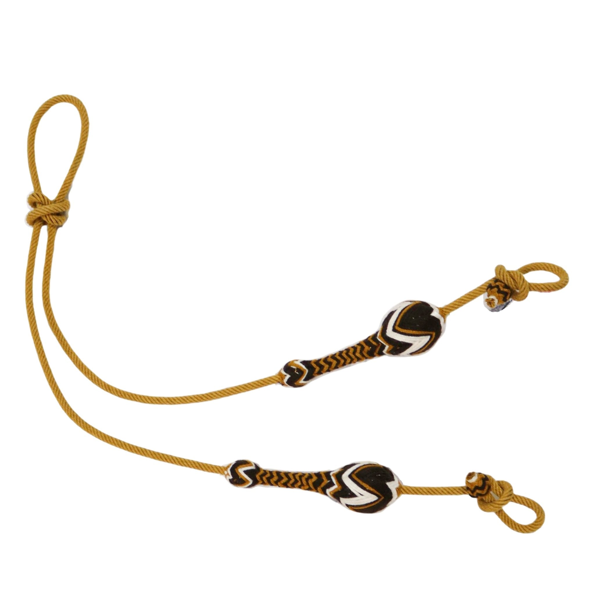 Mustard Brown Charro Riendas Gruesas Mexican Horse Reins - M-Royal Saddles