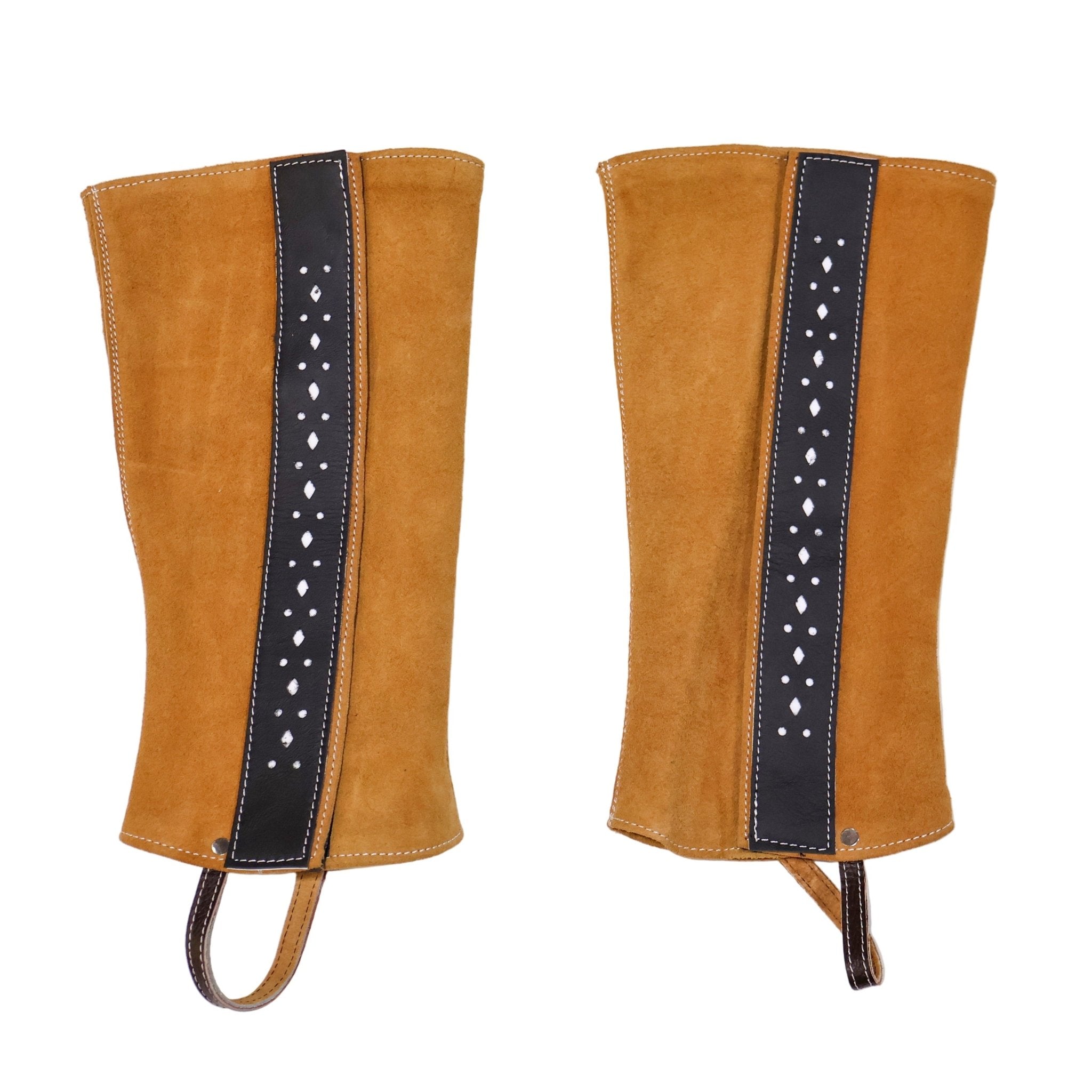 Polainas Charras Tan Half Mexican Chaps - M-Royal Saddles