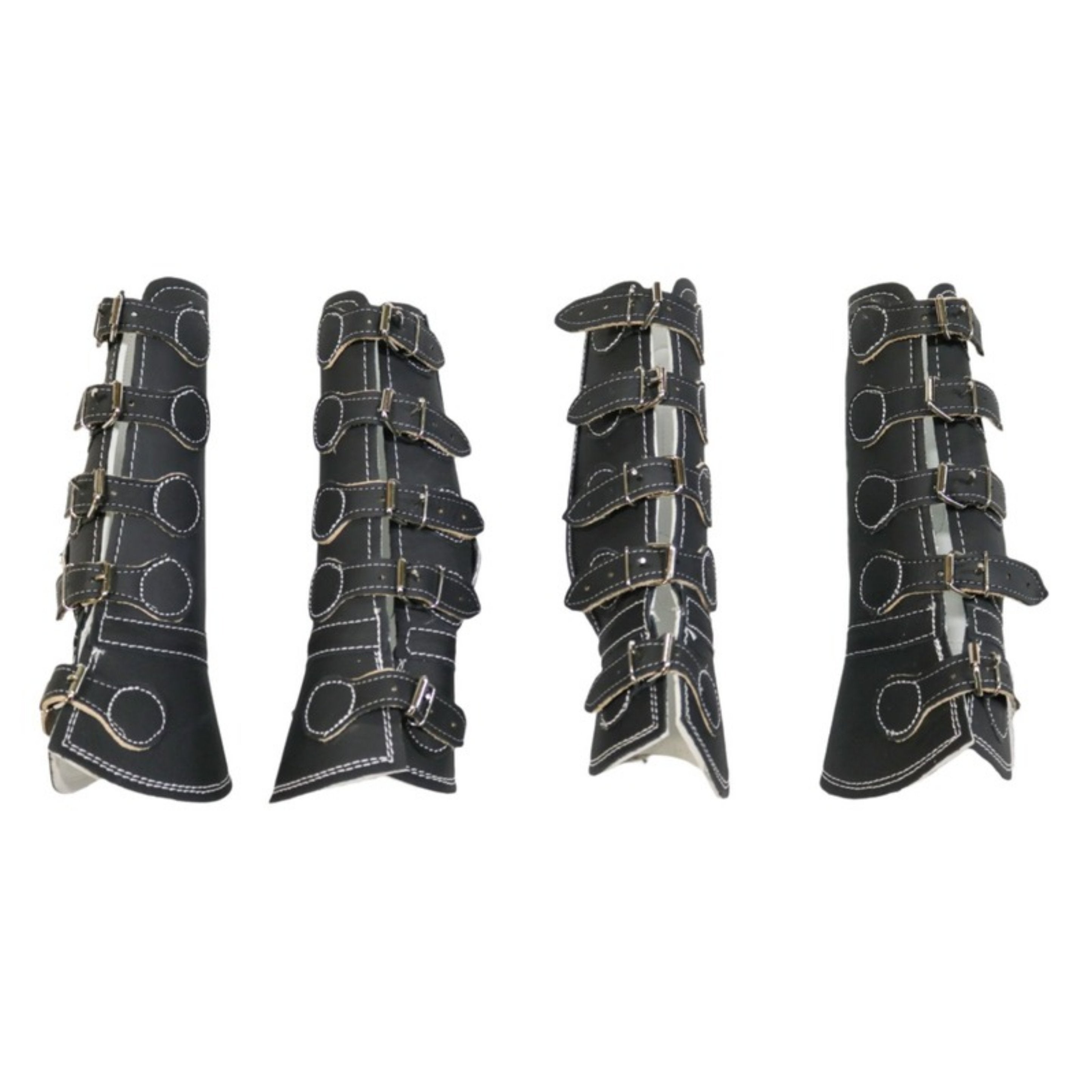 Protectores Black Charro Horse Leg Boot Protector - M-Royal Saddles