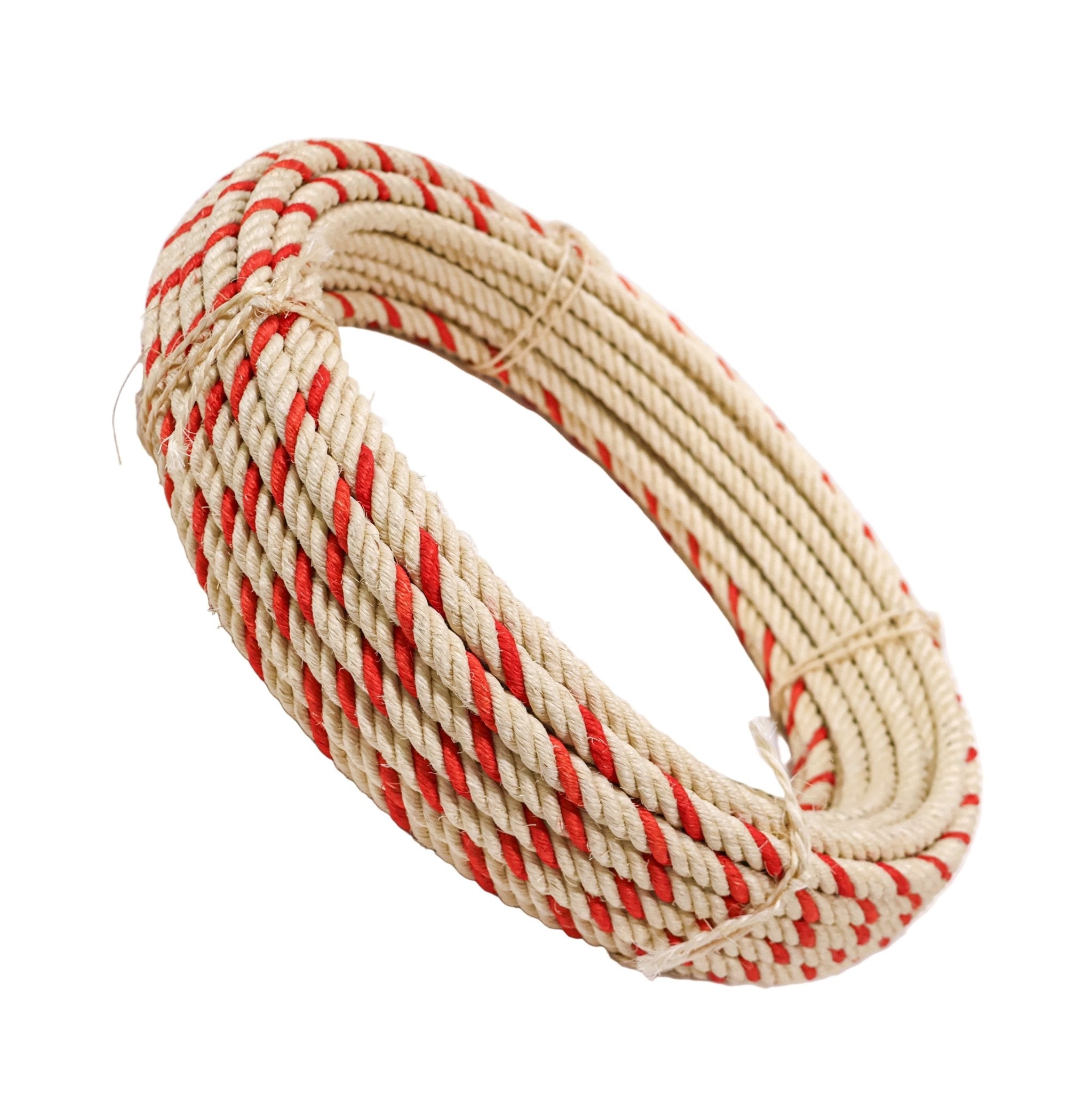 Red Charro Rope Soga 28 Meters Ixtle Para Piales Ixtle - M-Royal Saddles
