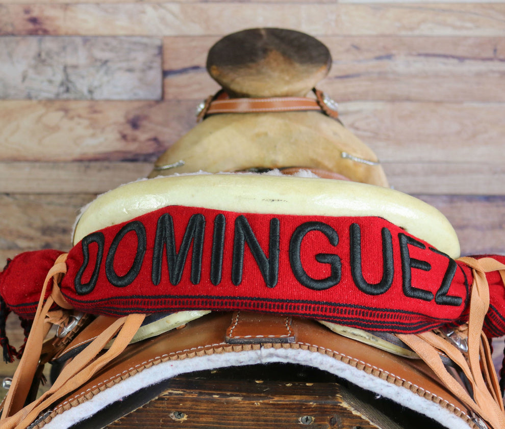 Red Sarape Charra Dominguez Saddle - M-Royal Saddles