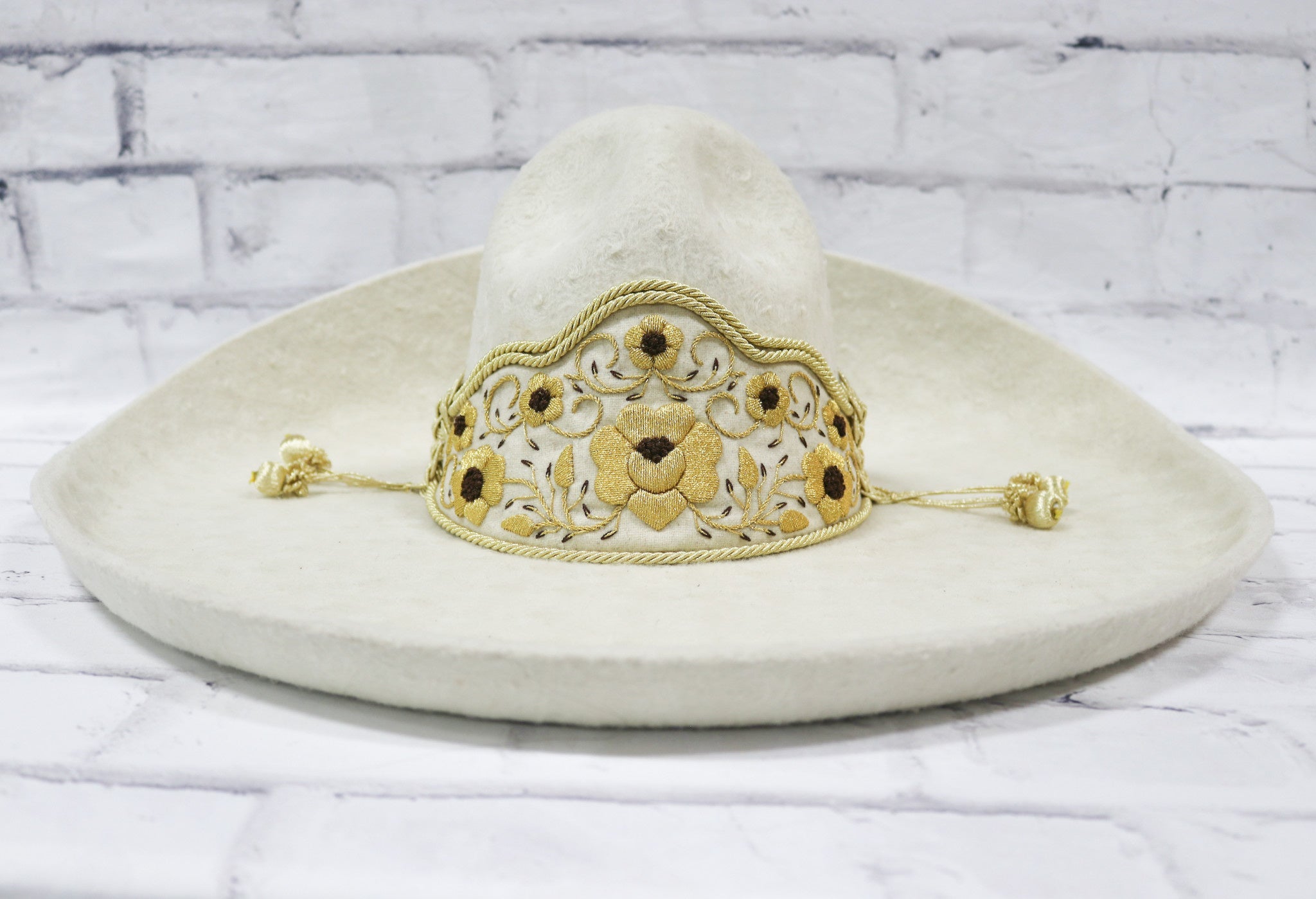 Sombrero MEX 60 Charro Lana Claro Mexican Hat - M-Royal Saddles