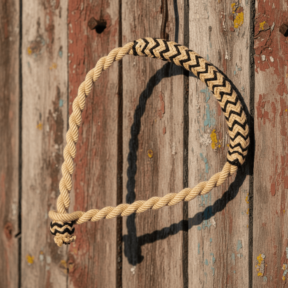 Tan Charro Mexican Training Bosal Horse Caballo - M-Royal Saddles