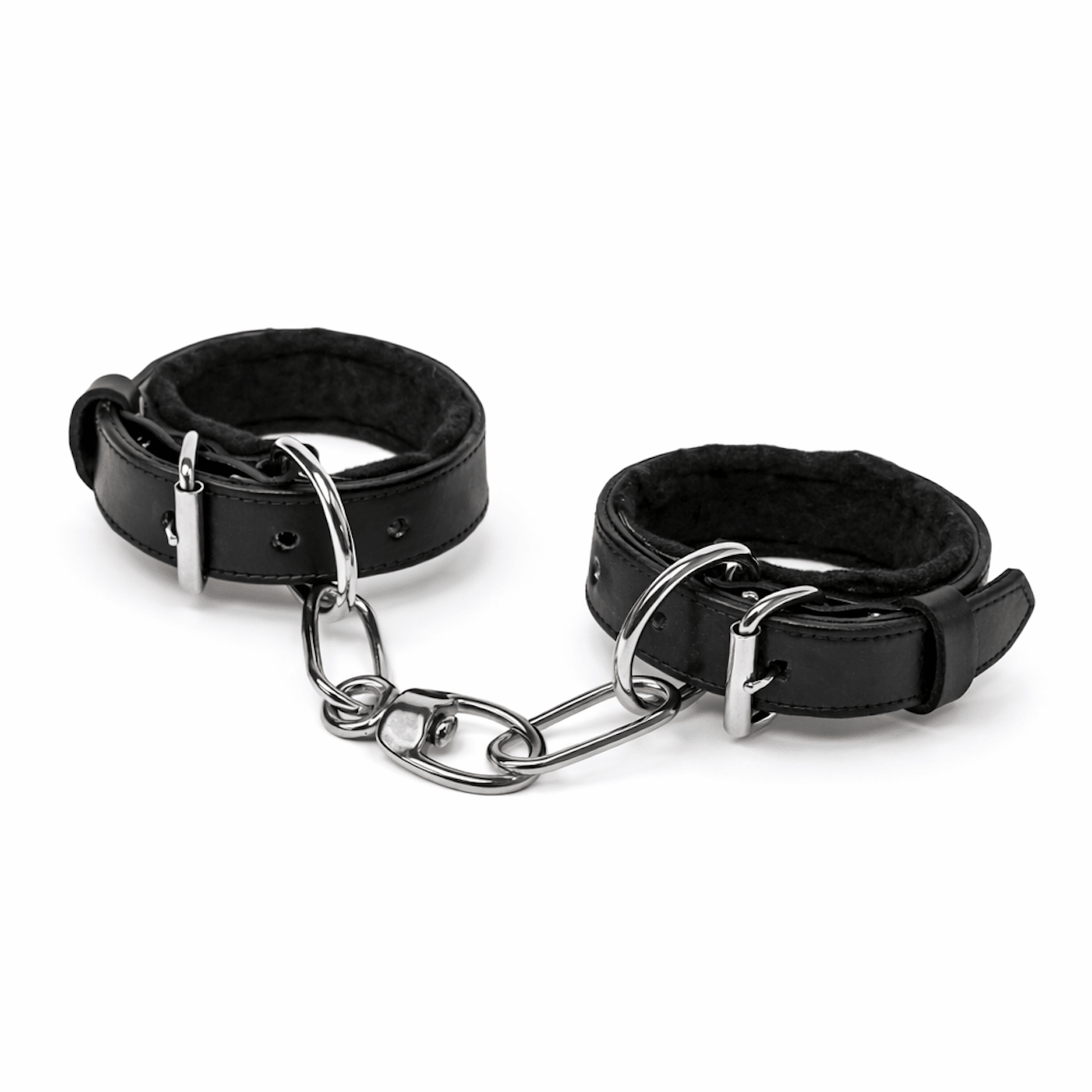 USA Made Black Doubled Leather Horse Hobbles Chain - M-Royal Saddles