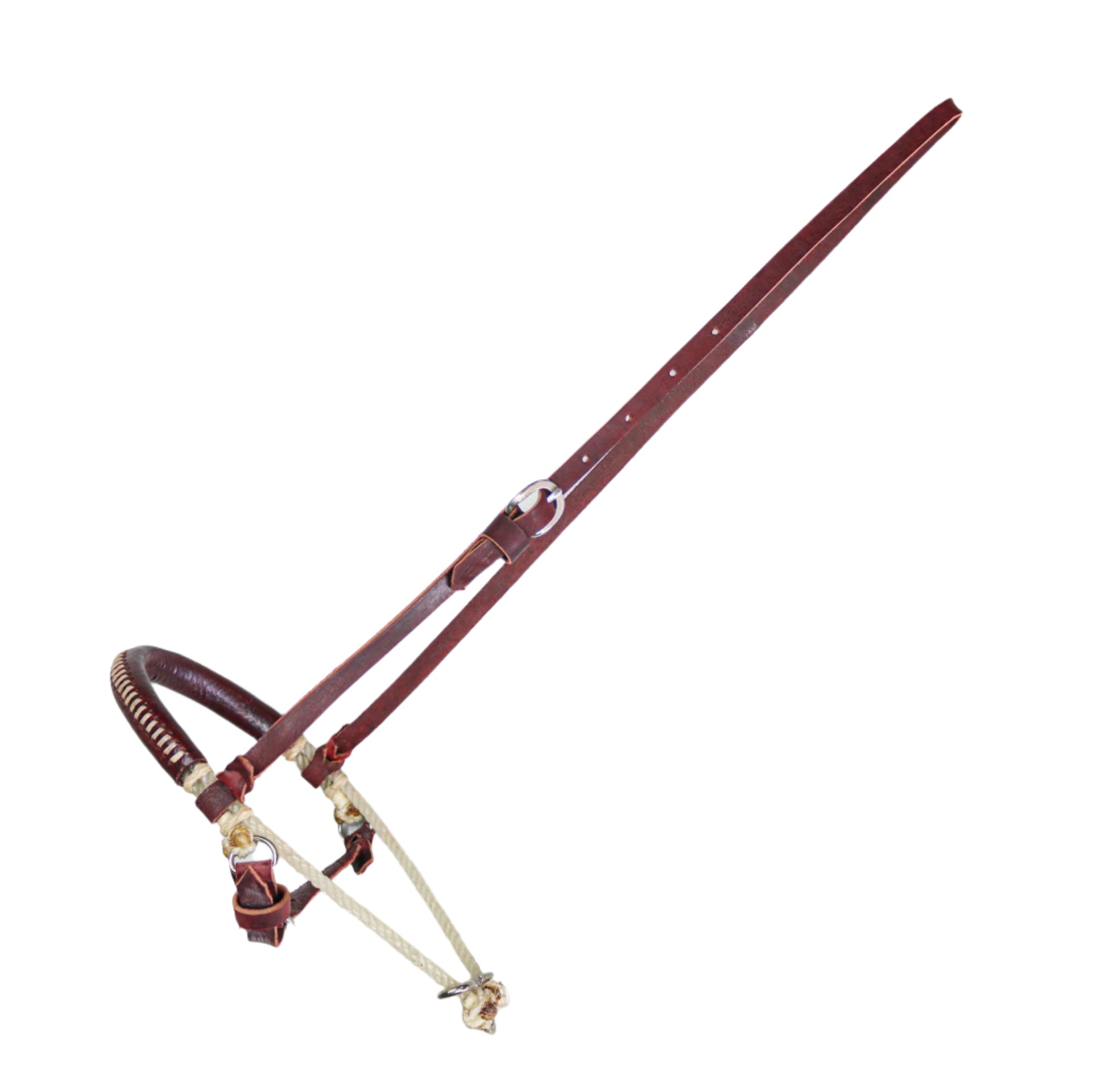 Western Cavesson Horse Double Rope Caveson Noseband - M-Royal Saddles